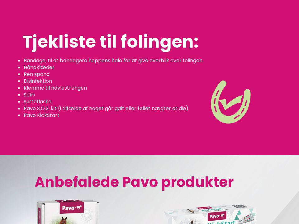 Tjekliste - Følguide